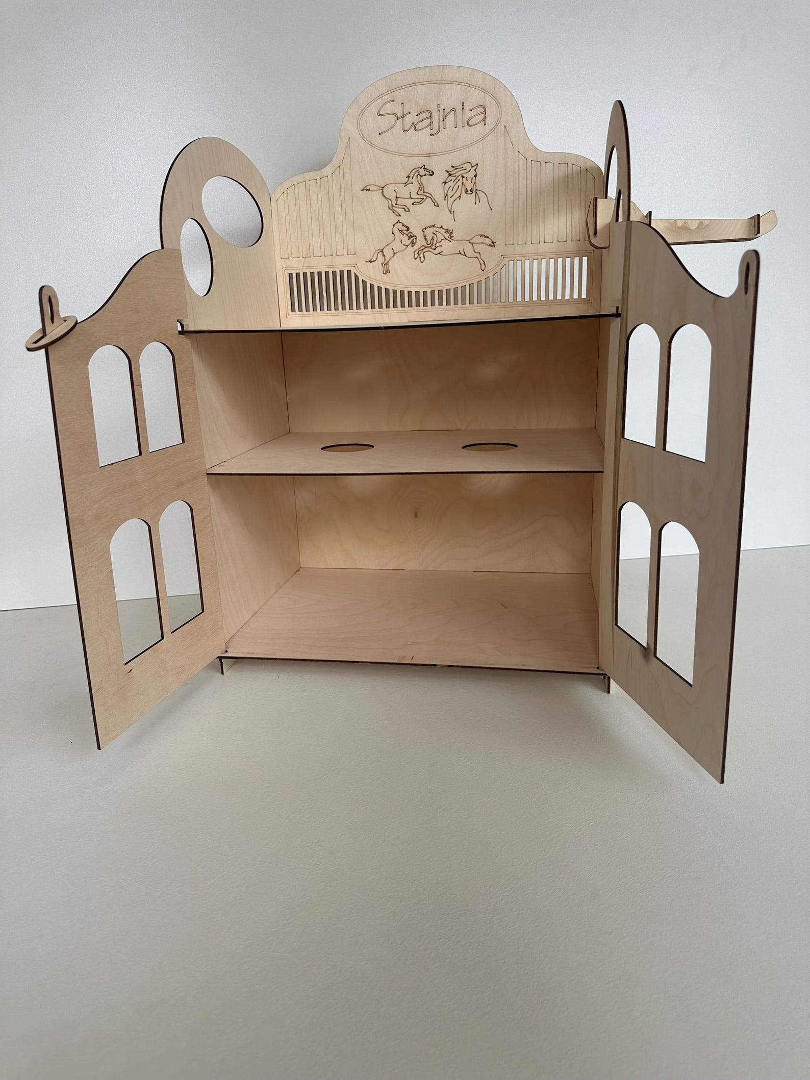 Hobby Horse Stand - Wooden Stable for 2 Horses - Handmade - Etsy