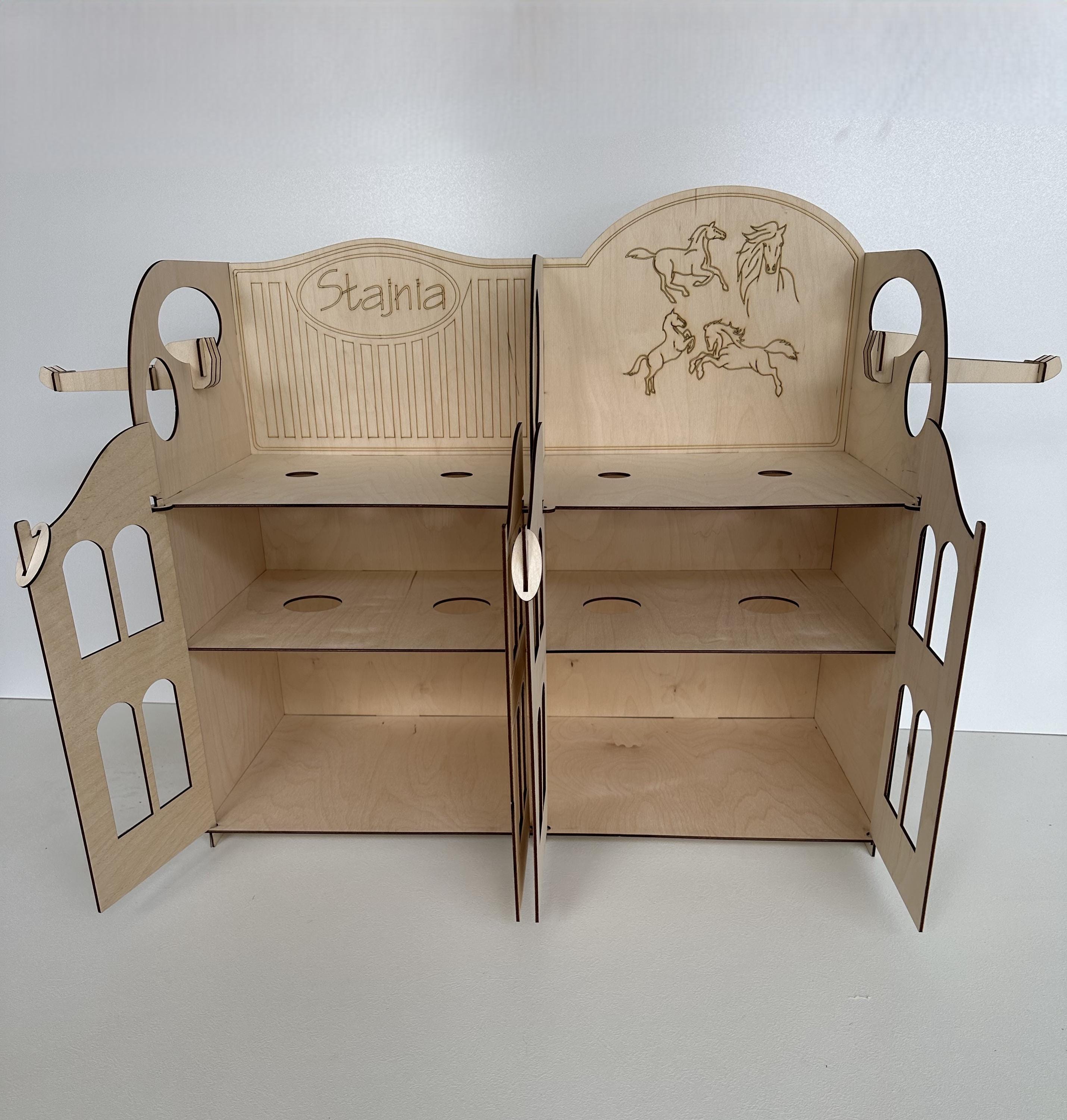 Hobby Horse Stand - Wooden Stable for 4 Horses - Handmade - Etsy