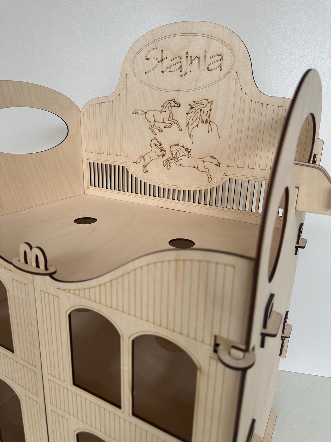 Hobby Horse Stand - Wooden Stable for 2 Horses - Handmade - Etsy