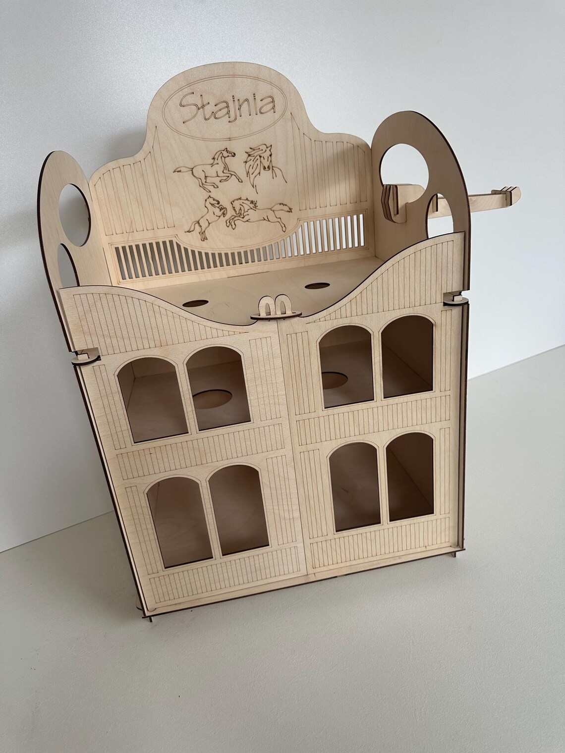 Hobby Horse Stand - Wooden Stable for 2 Horses - Handmade - Etsy