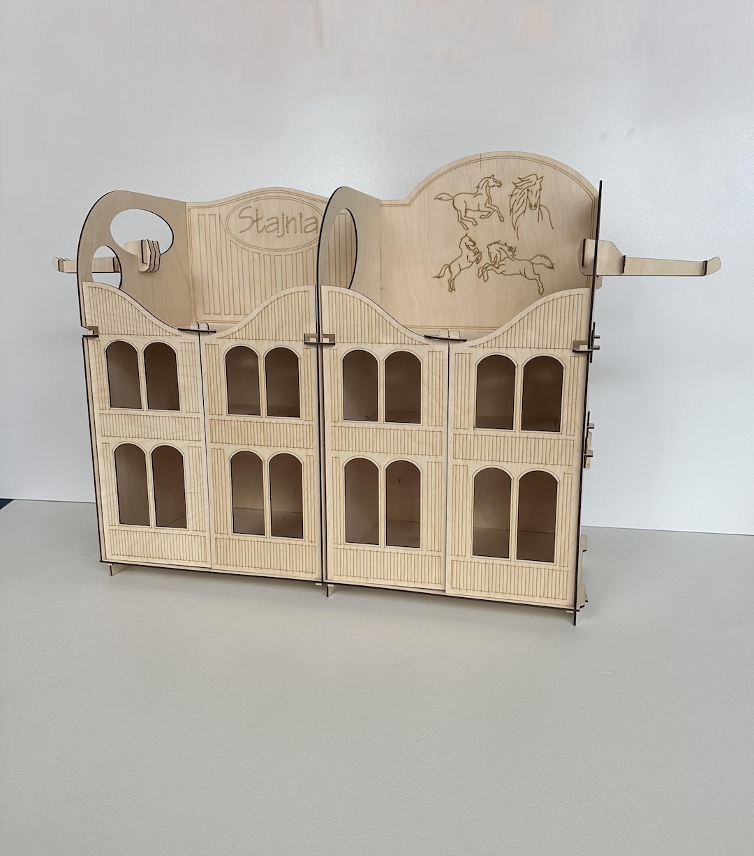 Hobby Horse Stand - Wooden Stable for 4 Horses - Handmade - Etsy