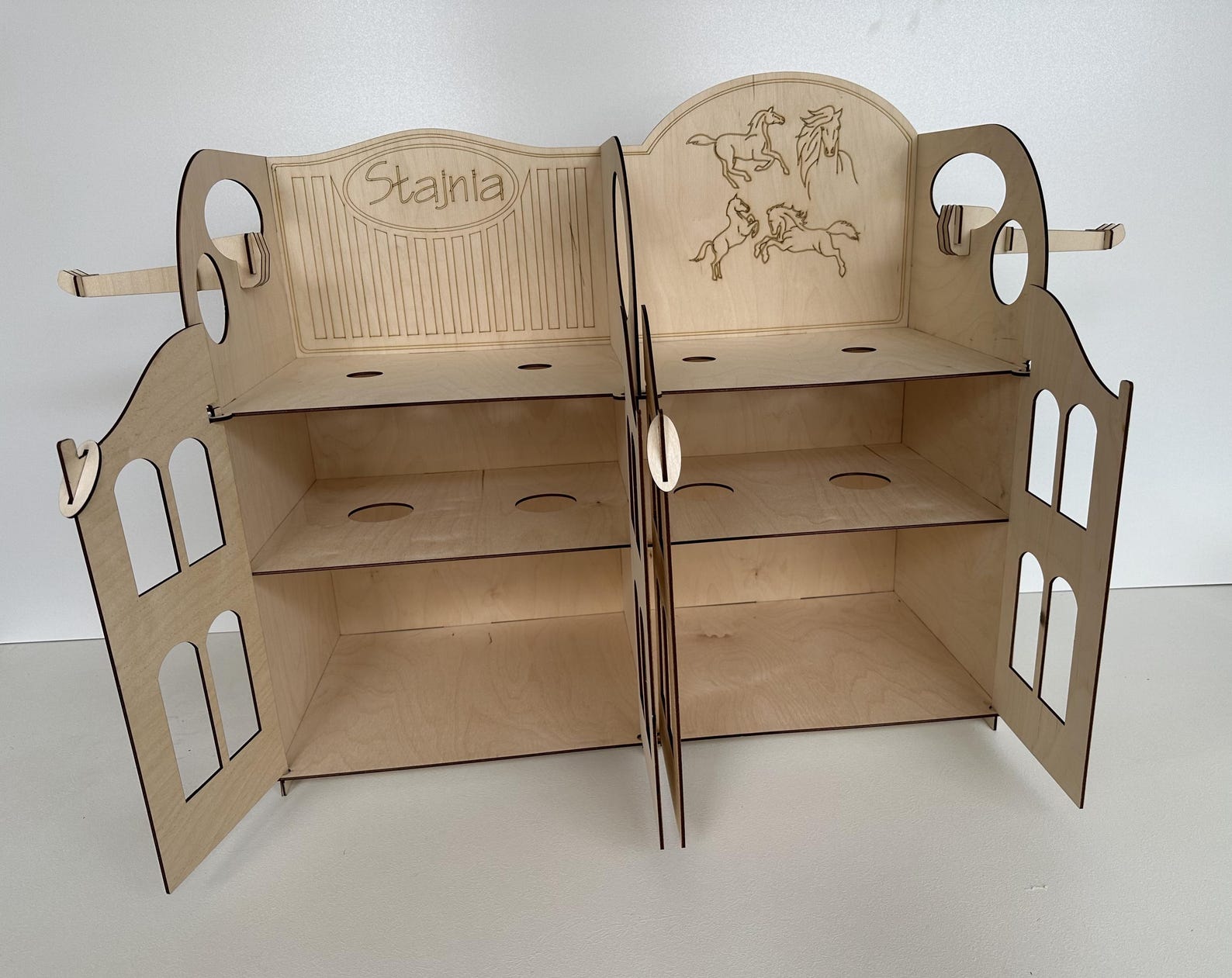 Hobby Horse Stand - Wooden Stable for 4 Horses - Handmade - Etsy