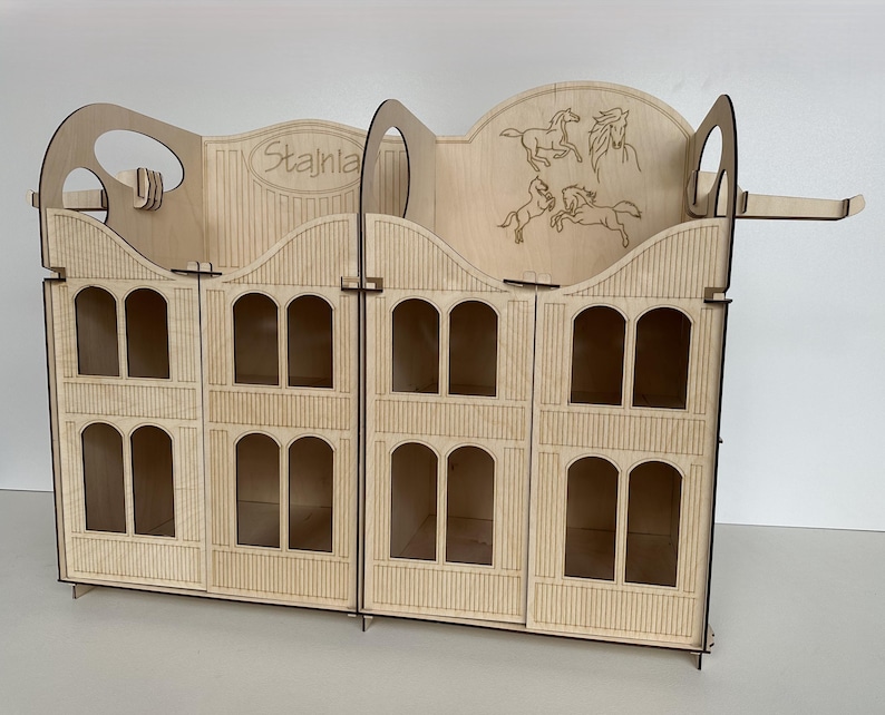 Hobby Horse Stand - Wooden Stable for 4 Horses - Handmade - Etsy