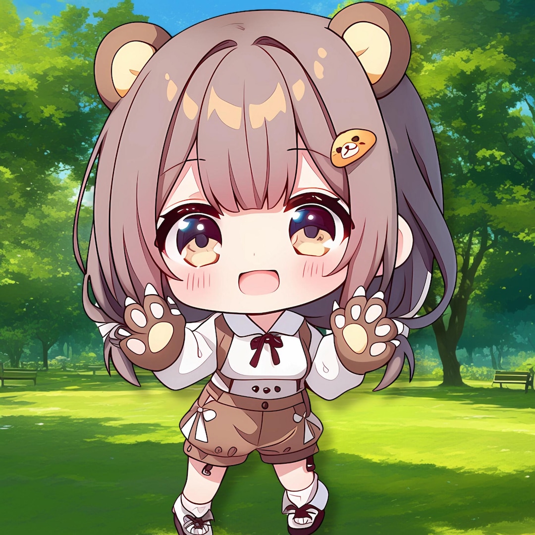 CUSTOM CHIBI, Chibi Character, Chibi Anime Character Commission, Chibi ...