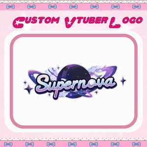 Custom Vtuber Logo, Vtuber Logo, Vtuber Asset, Vtuber Model, Logo ...