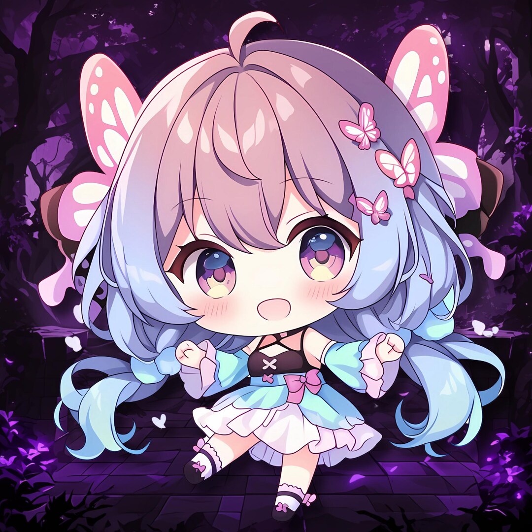 CUSTOM CHIBI, Chibi Character, Chibi Anime Character Commission, Chibi ...