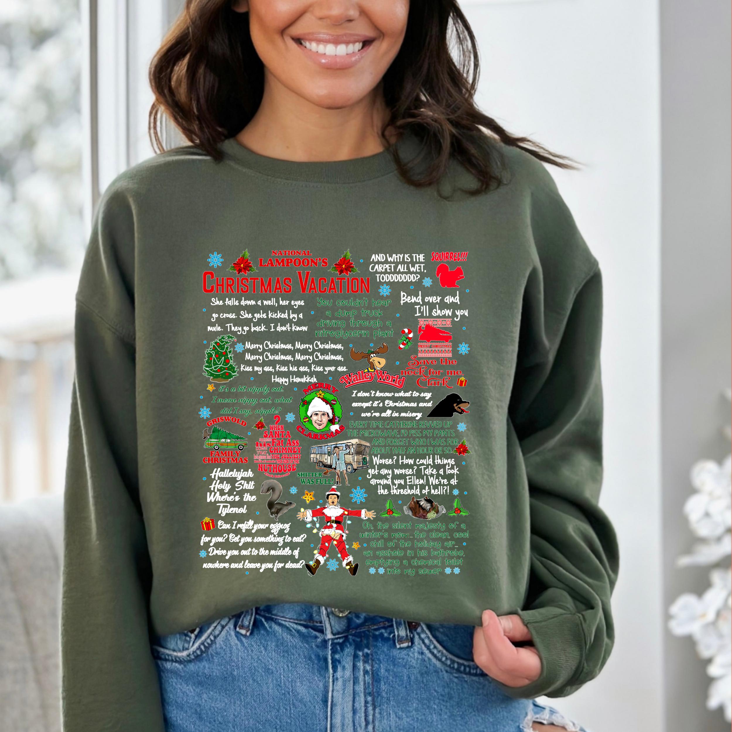 Christmas Vacation Rant Sweatshirt,national Lampoons Sweatshirt ...