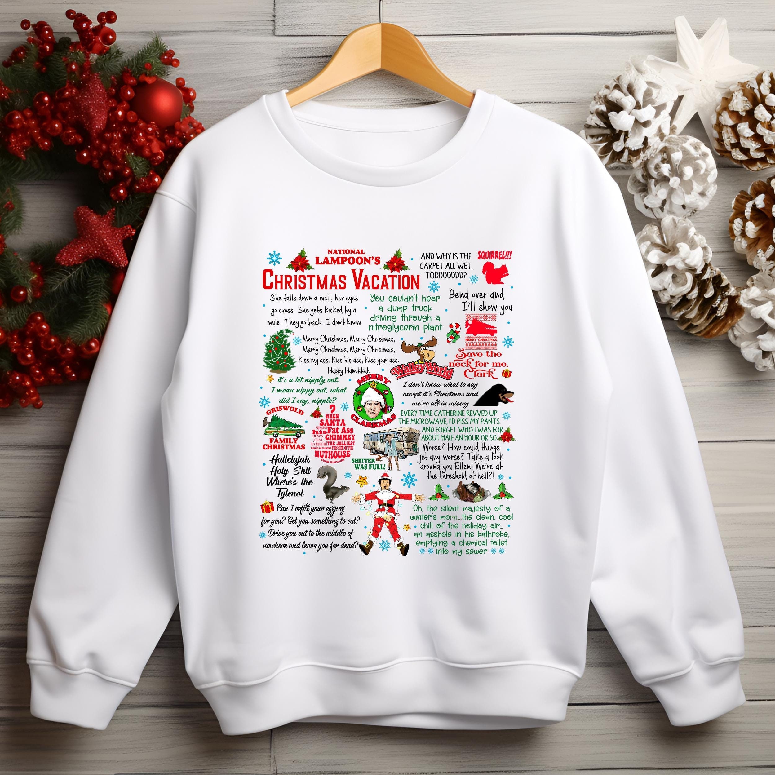 Christmas Vacation Rant Sweatshirt,national Lampoons Sweatshirt ...