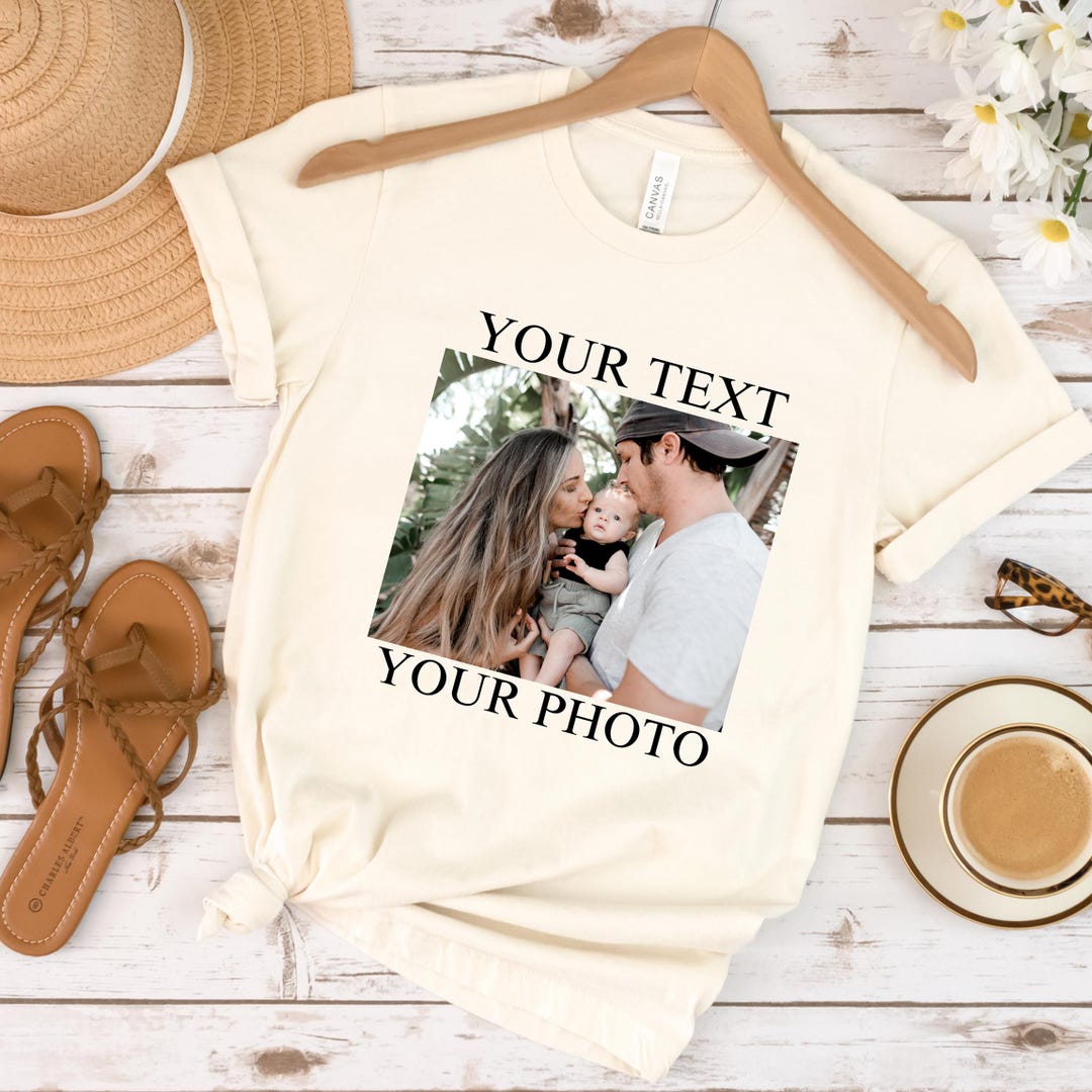 Personalized Photo Tshirt, Custom Family Picture T-shirt, Custom My Pet ...