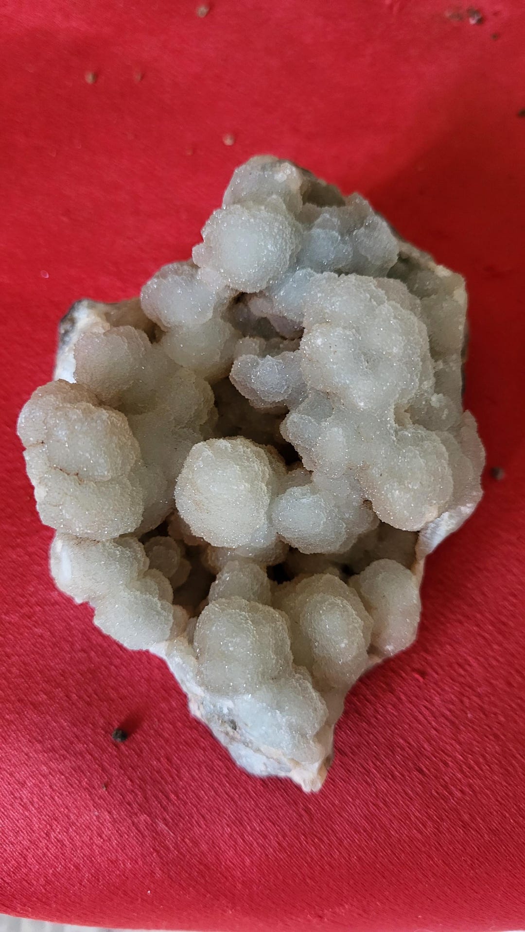 Sugar Chalcedony Geode Piece, Blue Grape Chalcedony, Bubble Formation ...