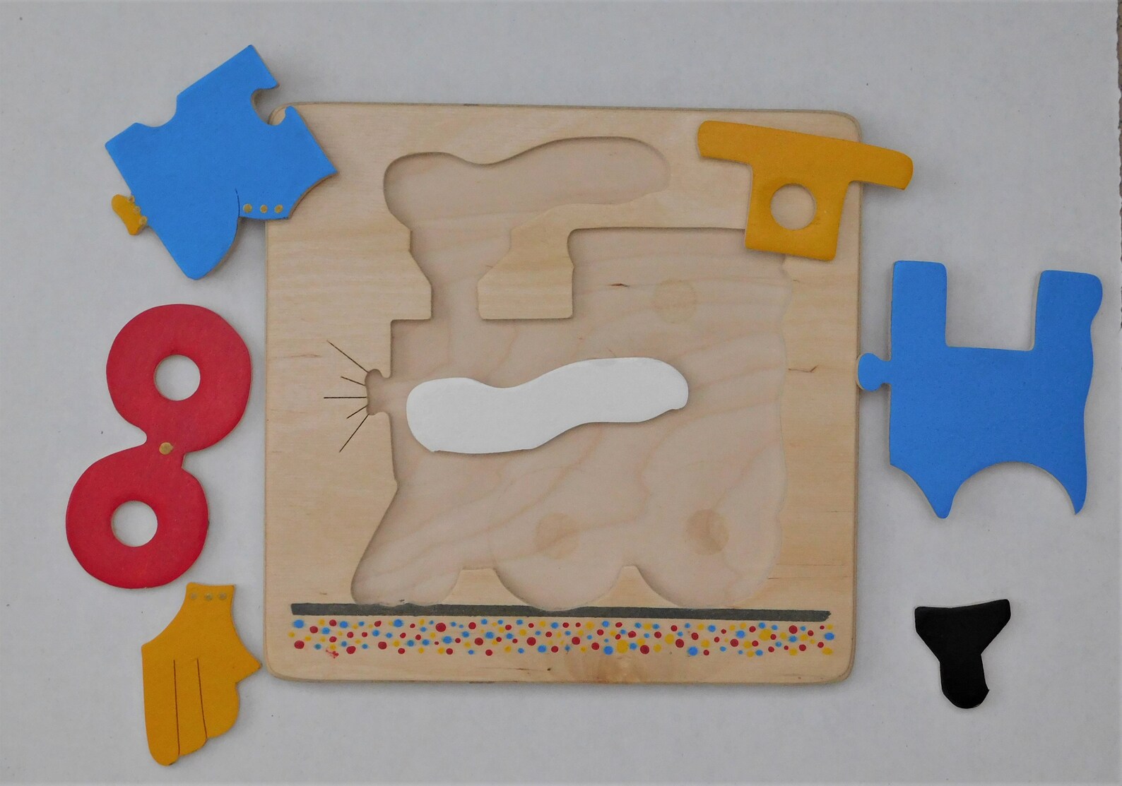 Wooden Train Puzzle for Toddlers Preschool Children All - Etsy
