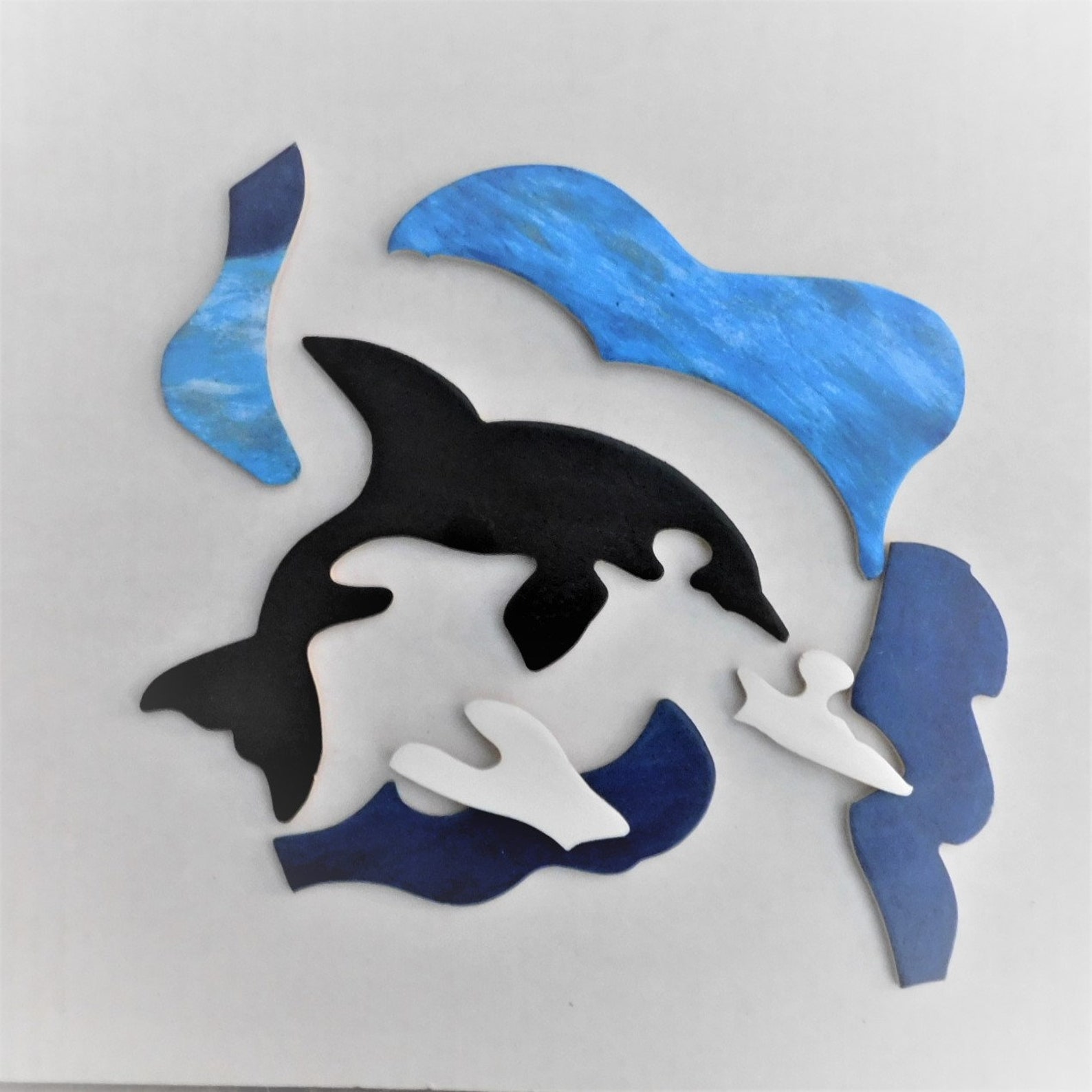 Wooden Picture Puzzle of an Orca Whale a Fun Wood Toy for - Etsy