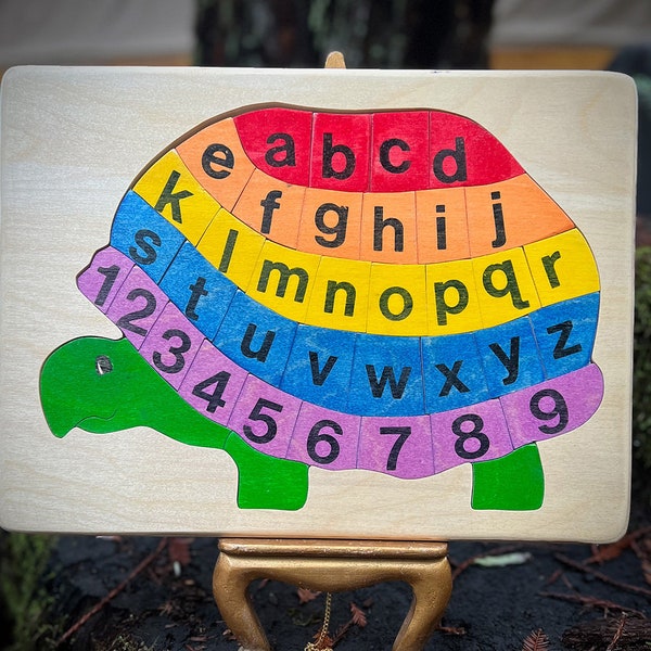 Turtle Puzzle - Etsy