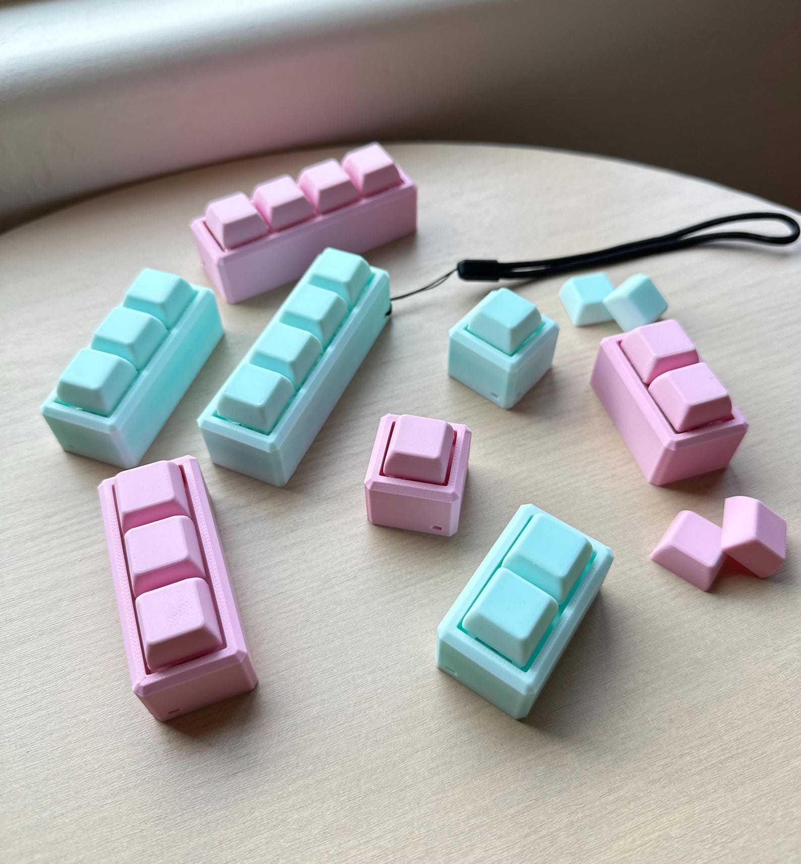 Custom Made Keyboard Keycaps Fidget Desk Toy Keychain | ASMR Clicky ...