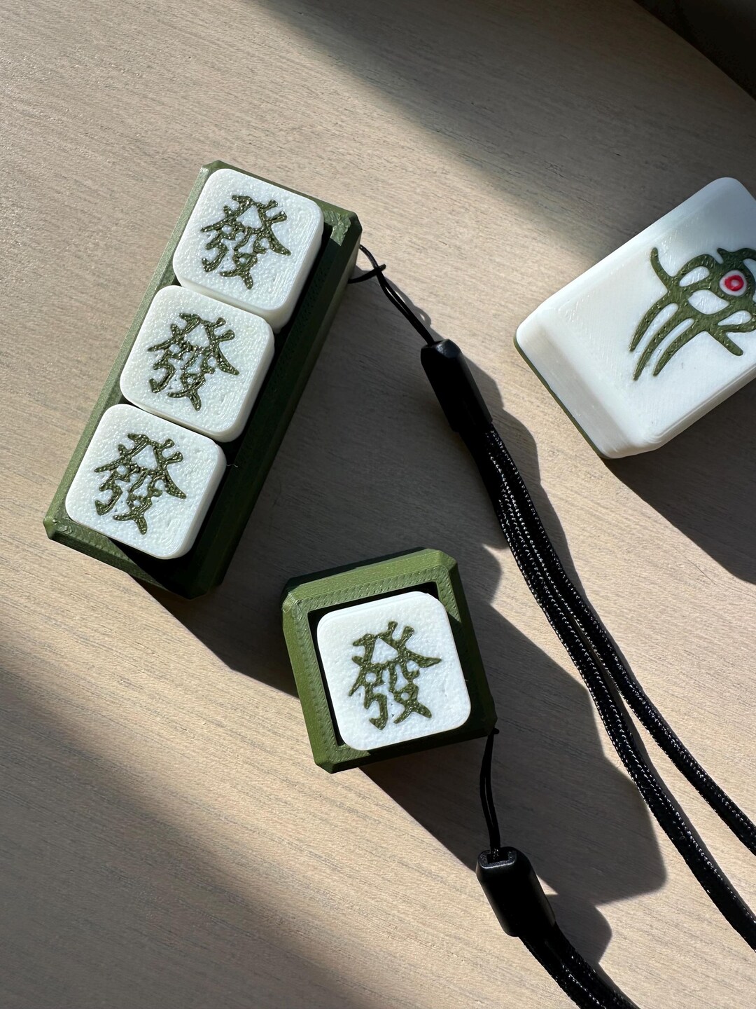 Mahjong “rich” Keycap 3D Printed Personalized Mechanical Keycap Fidget ...