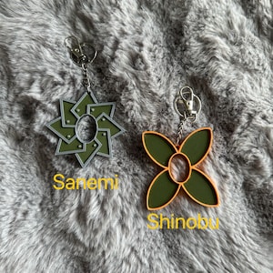 Demon Slayer Inspired Tsuba Keychain and Bag Charm| Infinity Castle ...