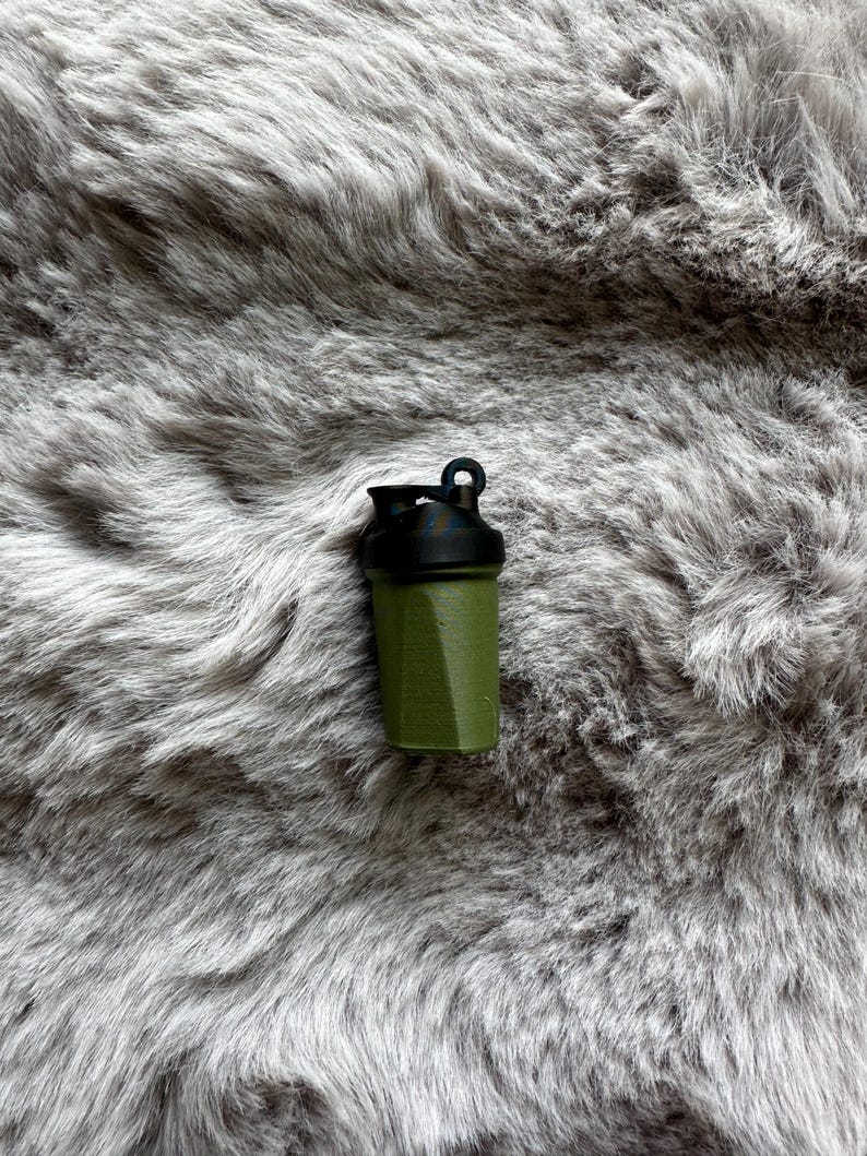 Mini Protein Shake Keychain – Custom Letter | Realistic Sound | 5 ...