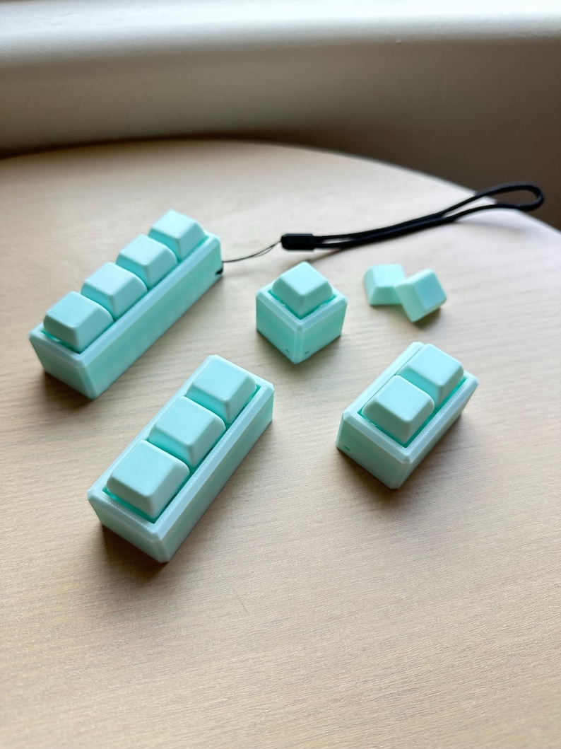 Custom Made Keyboard Keycaps Fidget Desk Toy Keychain | ASMR Clicky ...