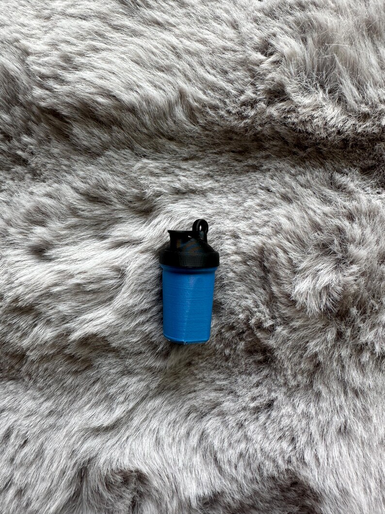 Mini Protein Shake Keychain – Custom Letter | Realistic Sound | 5 ...