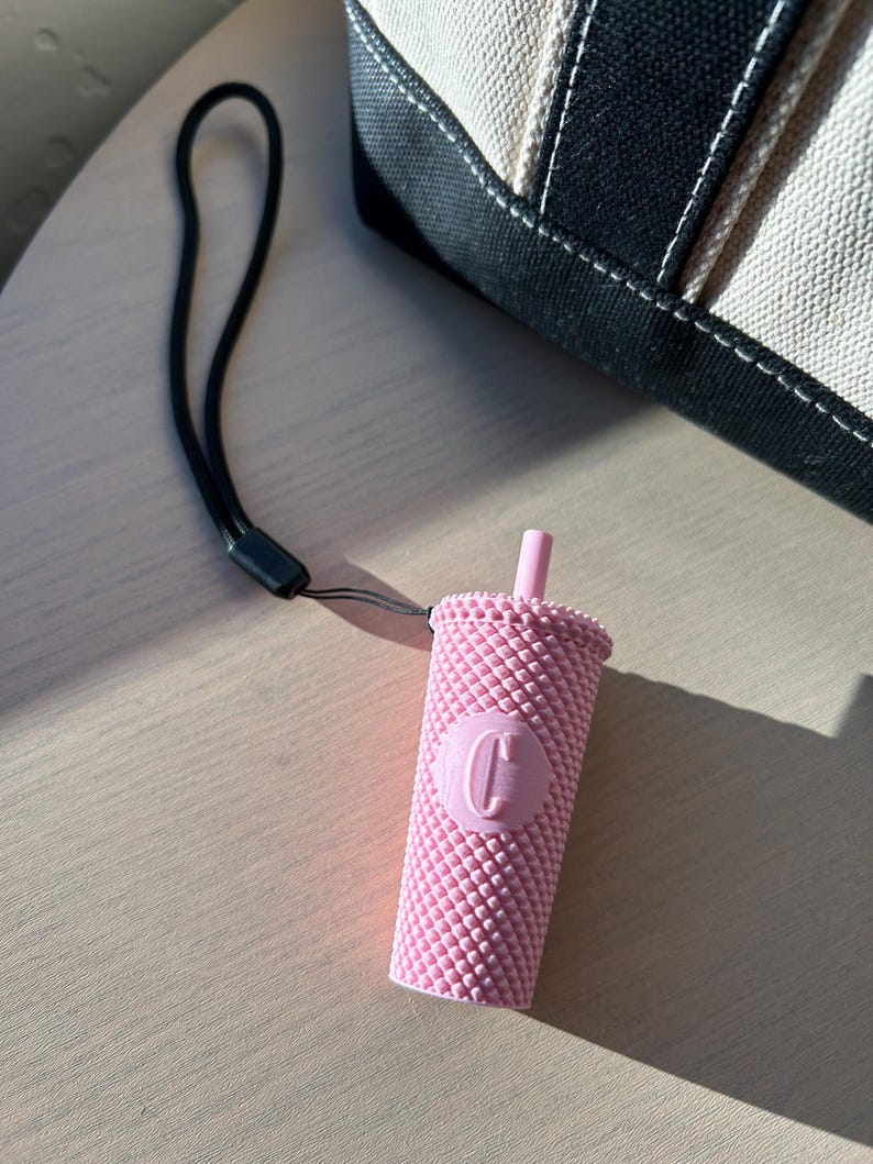Custom 3D Printed Starbucks Inspired Tumbler KEYCHAINS. Personalized ...