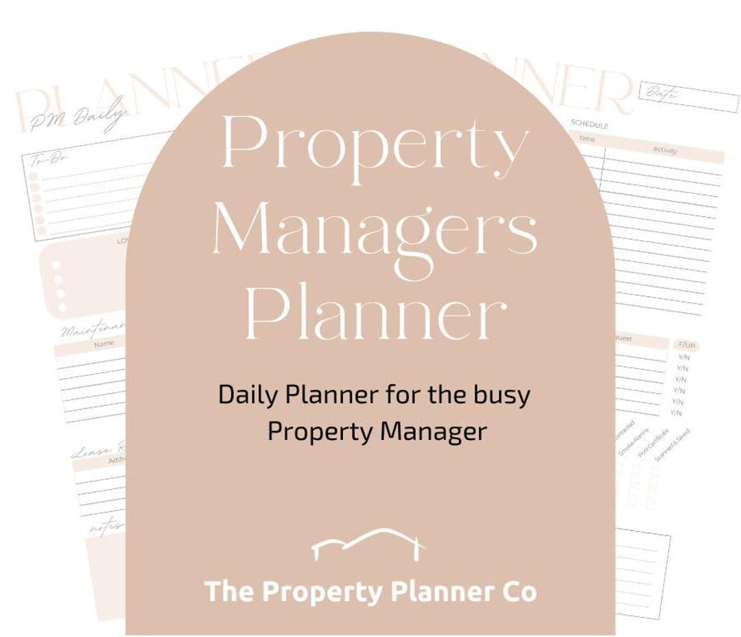 Property Managers Daily Planner - Stay Organised & Boost Productivity ...