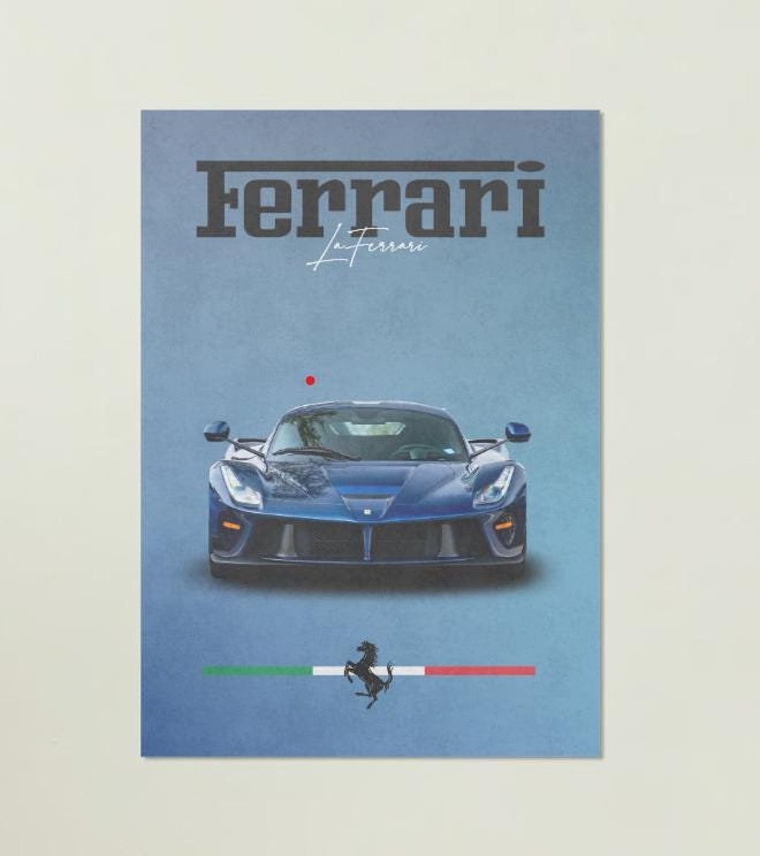 Ferrari Laferrari Digital Poster Print - Etsy