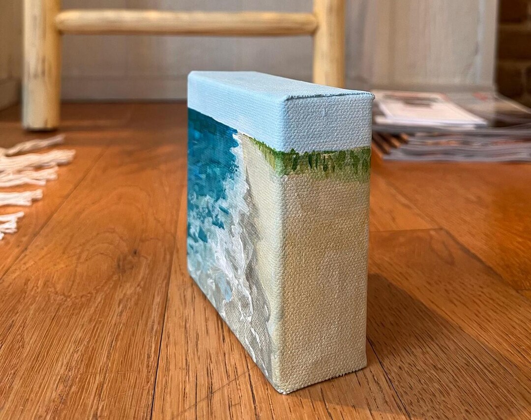 Frothy Water, Original Painting on Canvas - Etsy