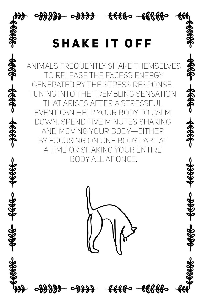 Somatic Exercise Book: Yoga Poses, Affirmations, and Card Style for ...