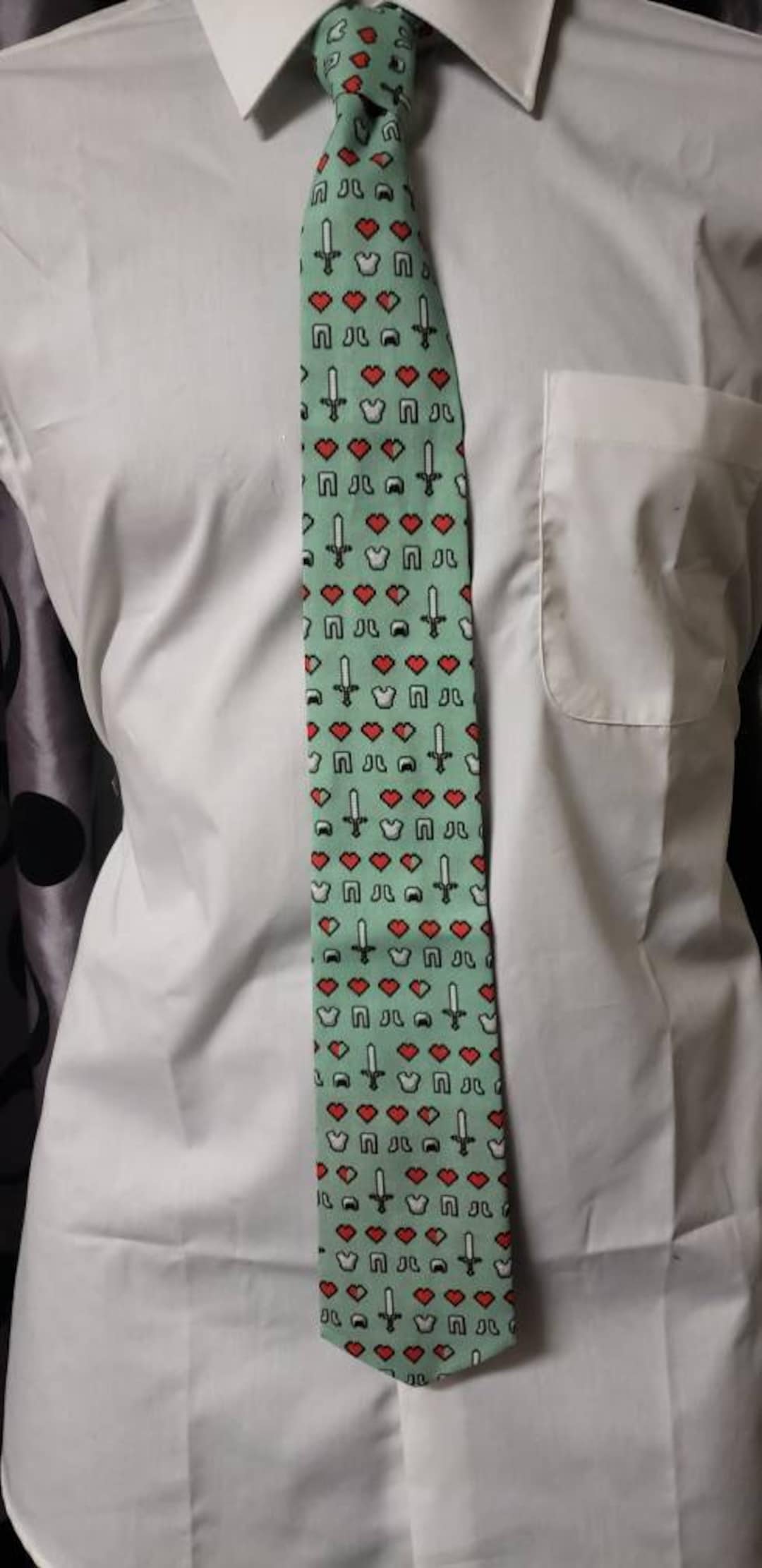 Minecraft Necktie - Etsy