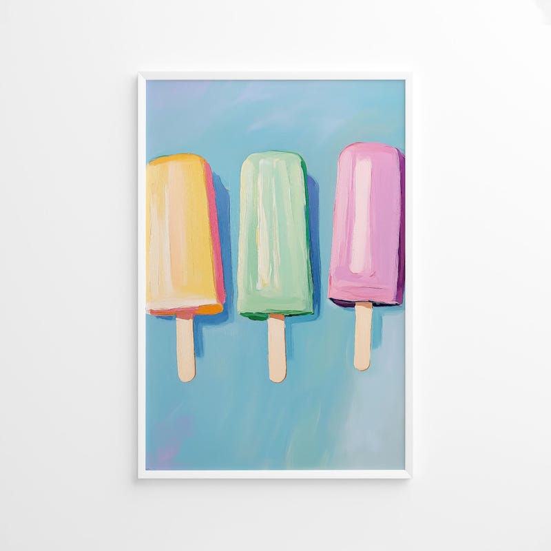 Popsicle Wall Art - Etsy