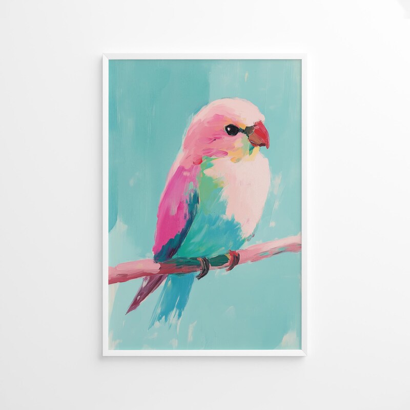 Parrot Poster - Etsy