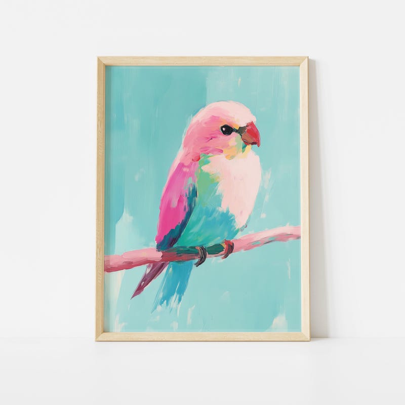 Parrot Poster - Etsy