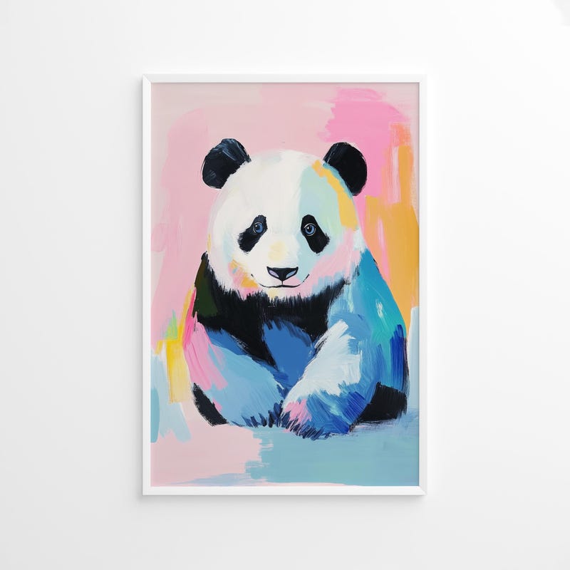 Cute Posters Panda - Etsy UK