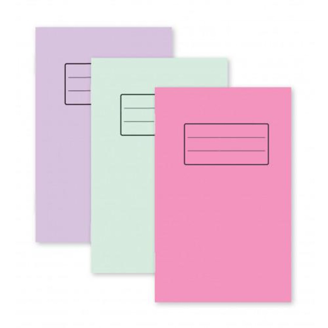 Slim Pastel Card Cover Exercise Book - Etsy