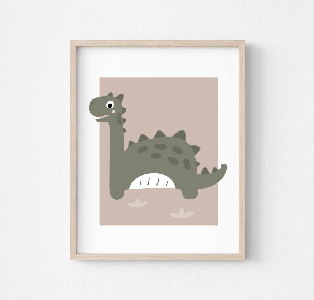 Dino-mite Adventure: Fun Printable Dinosaur Poster Affiche Dinosaure à ...