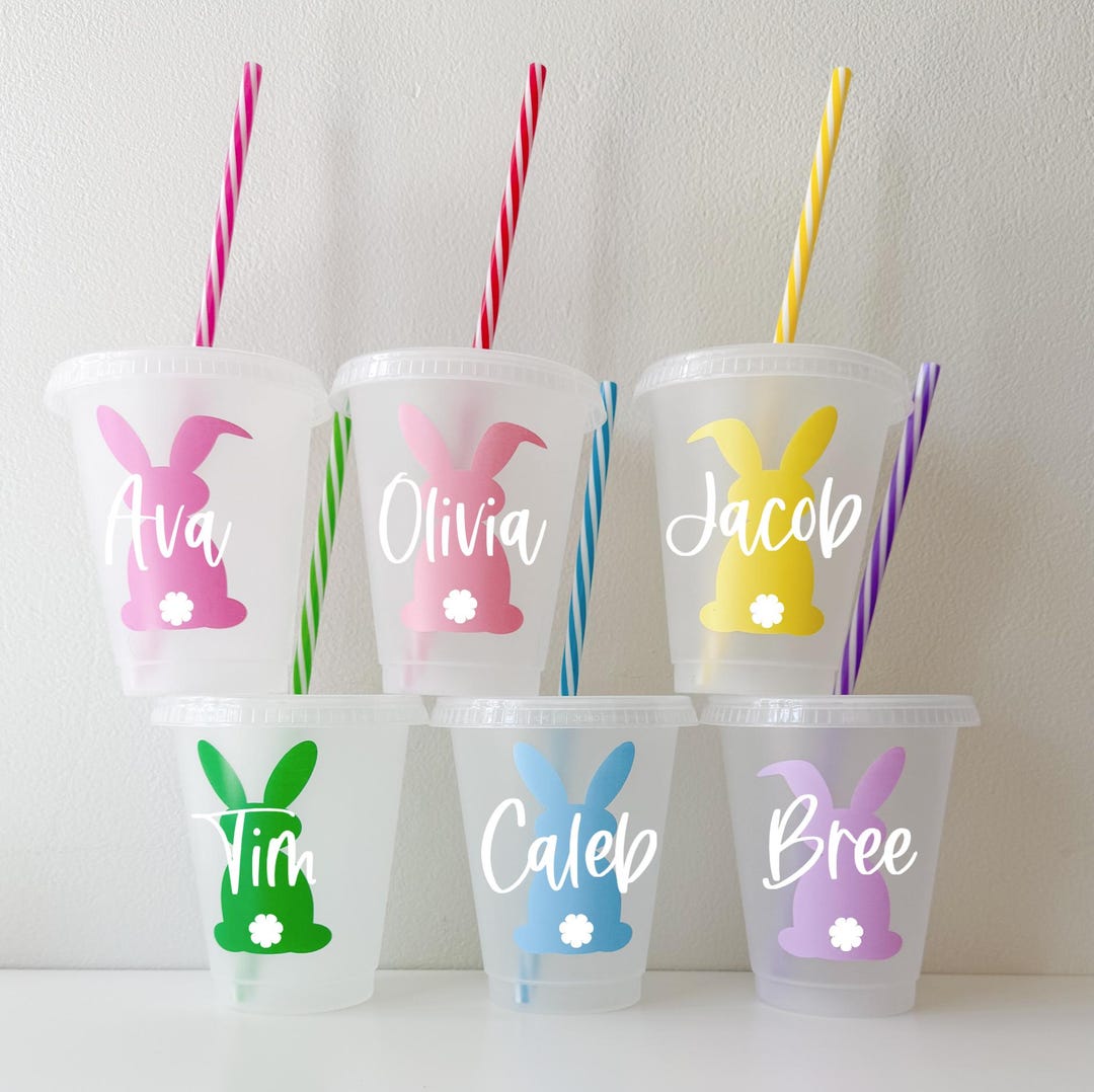 Easter Cups for Kids, Easter Basket Stuffers, Easter Decor, Kids Cups ...