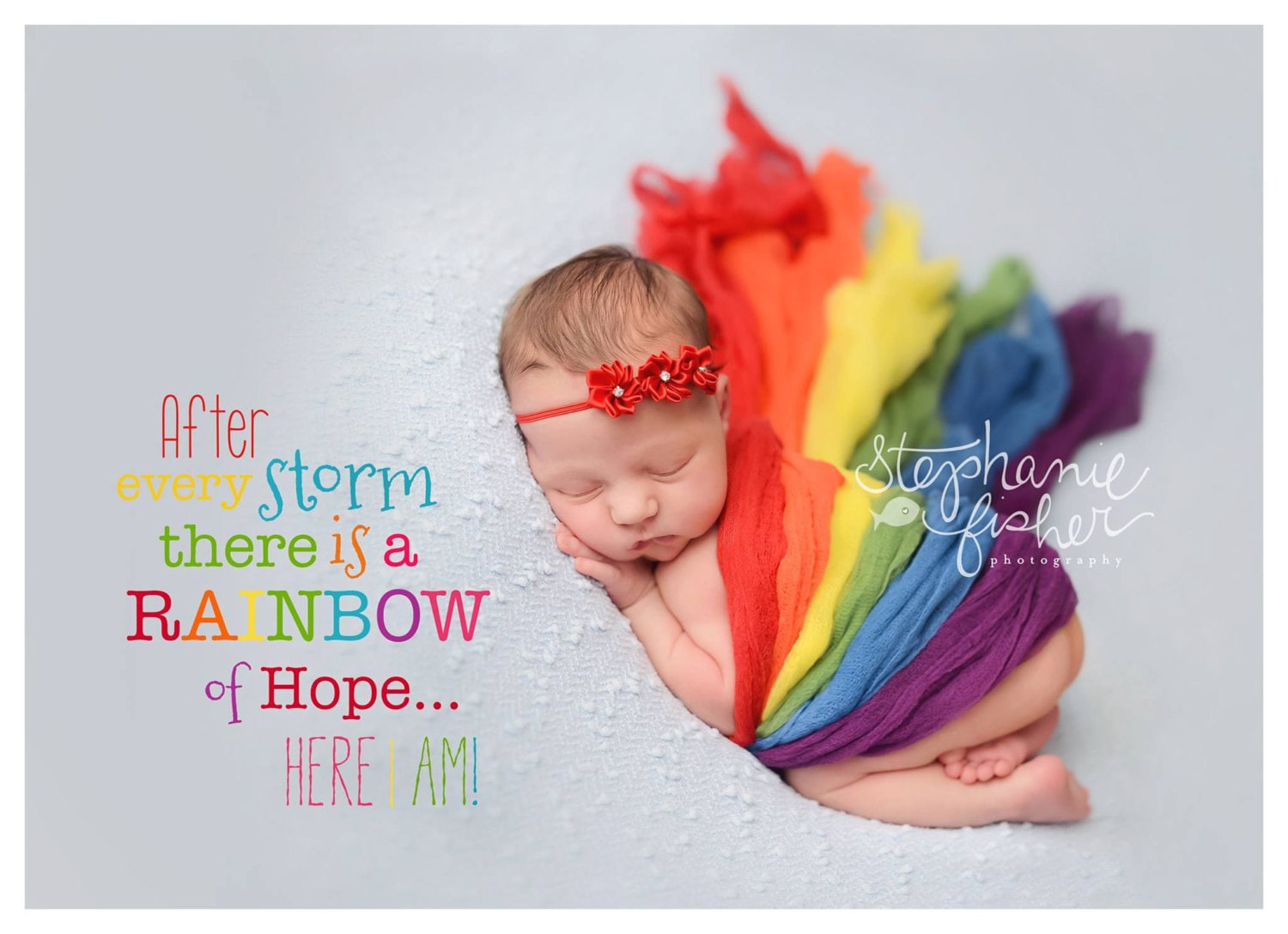 Newborn Wrap Rainbow Baby Rainbow Set Photography Baby - Etsy