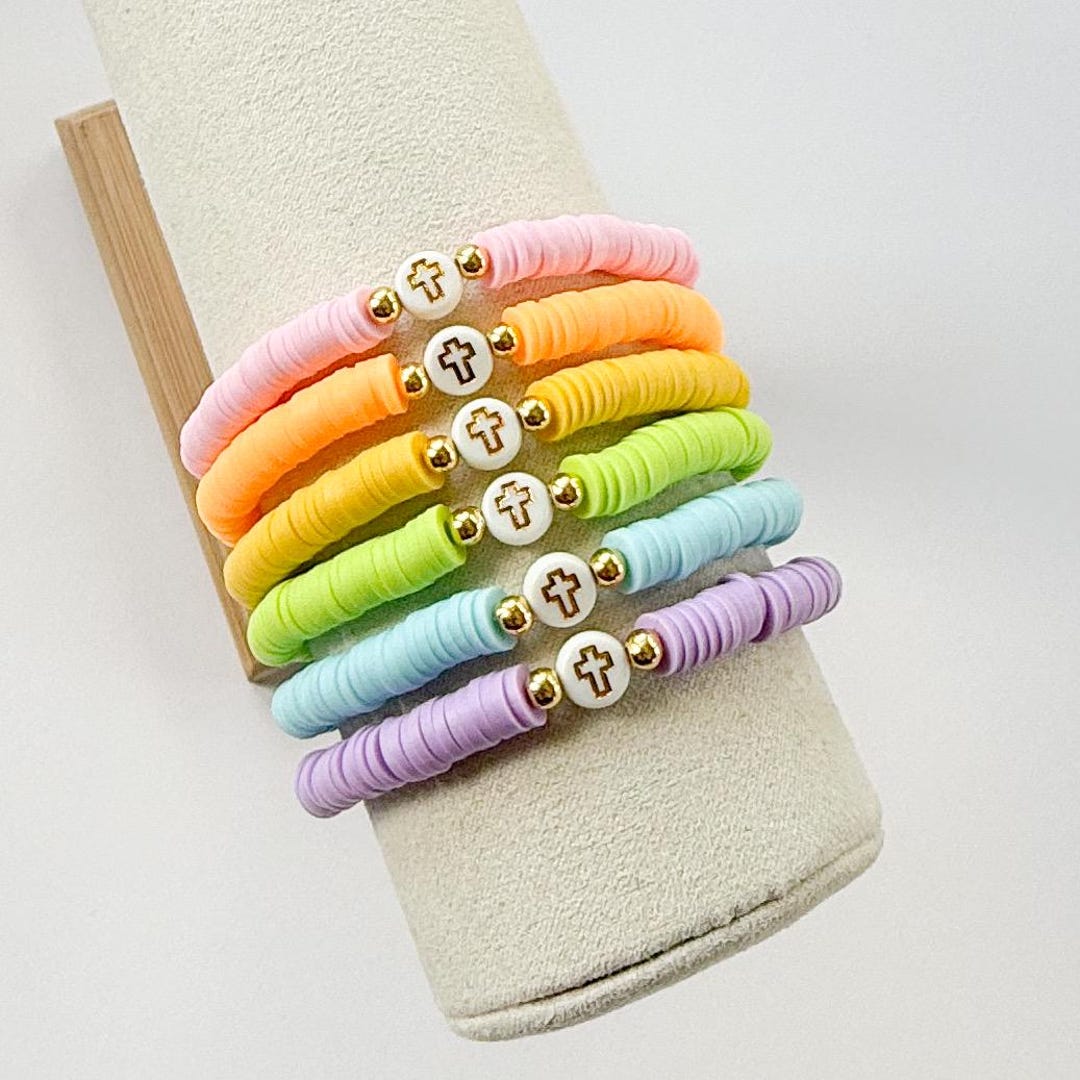 Easter Bracelets, Easter Basket Gifts, Easter Basket Stuffers, Cross ...