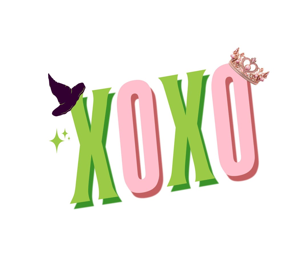 XOXO Valentine, Pink and Green Valentine, Wicked Clip Art, Valentine ...