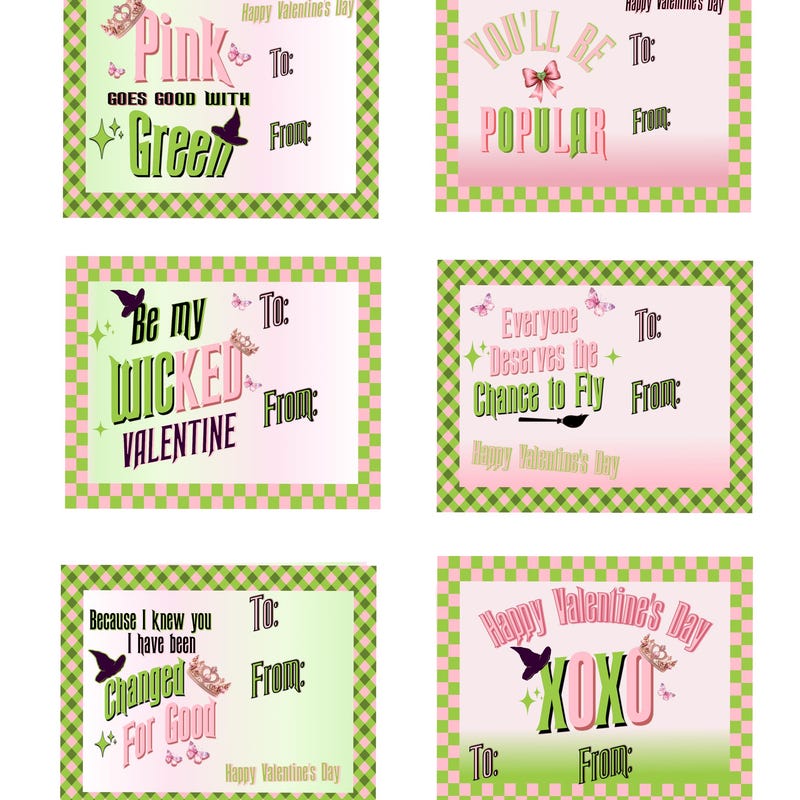Wicked Valentine Cards - Etsy
