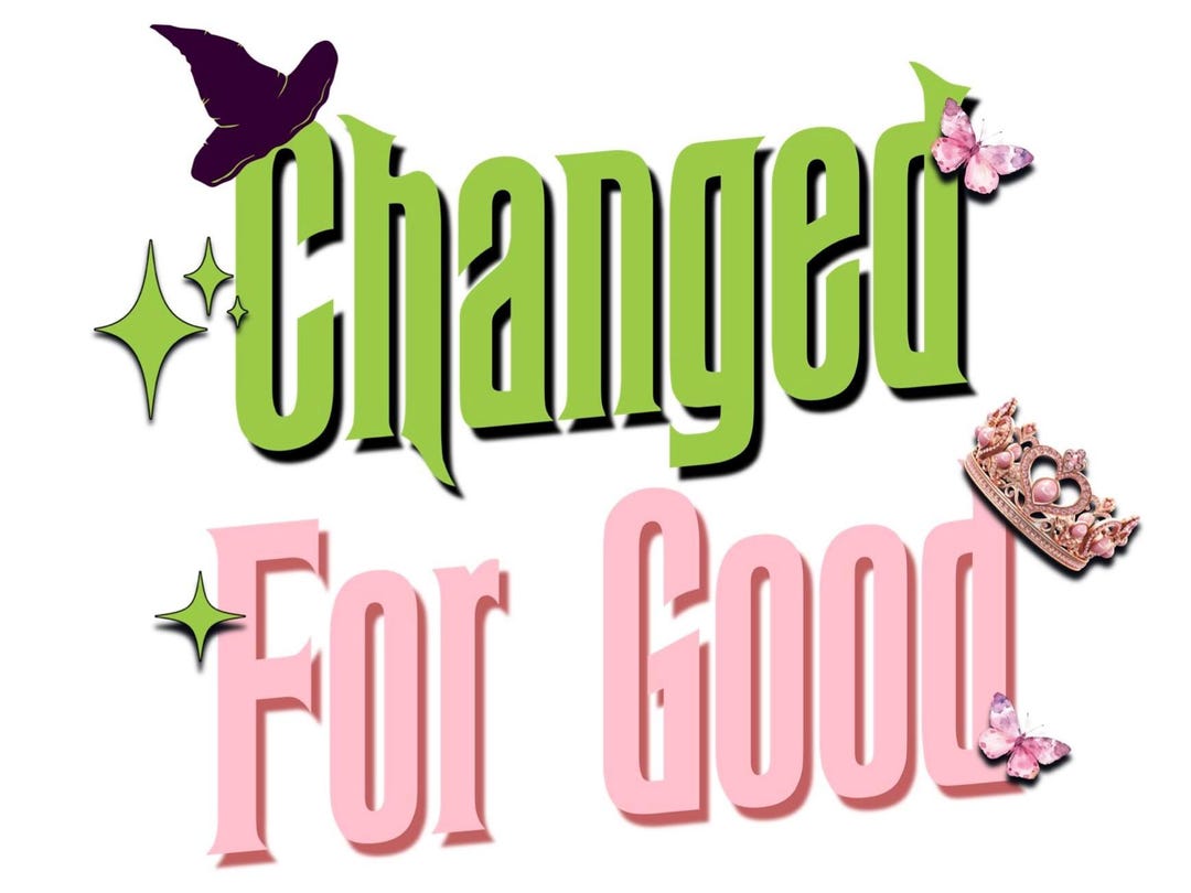 Wicked Changed for Good, Pink and Green Download, Wicked Clip Art ...