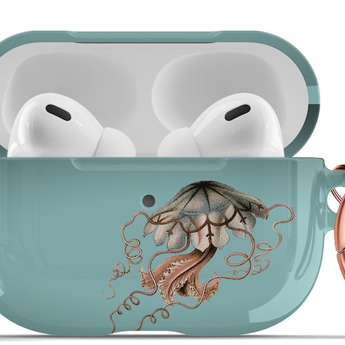 Jellyfish Airpod Case Ocean Print Airpods Pro Hard Cover - Etsy