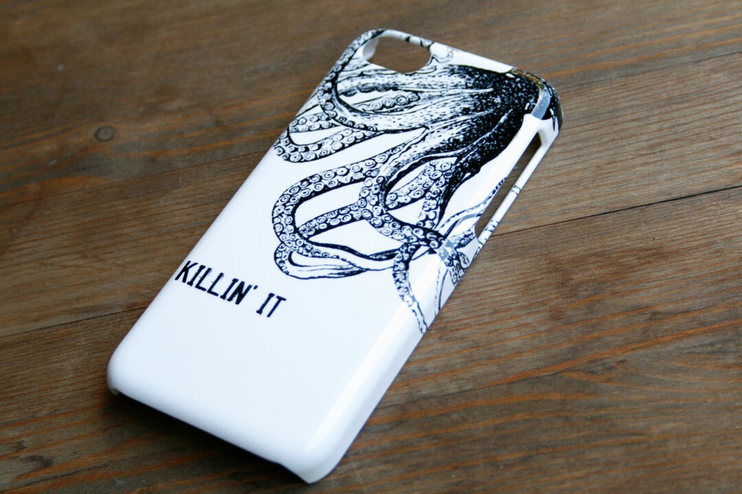 Octopus Phone Case iPhone 14 13 11 XS Max, 15, 12 Mini 8 Nautical Mens ...