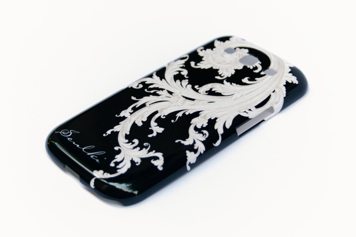 Personalized Samsung S20 Black and Cream iPhone 14 13 17e 16e Max ...