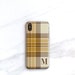 Gold Ring Phone Grip Camel Plaid Case iPhone Case With Stand Samsung ...