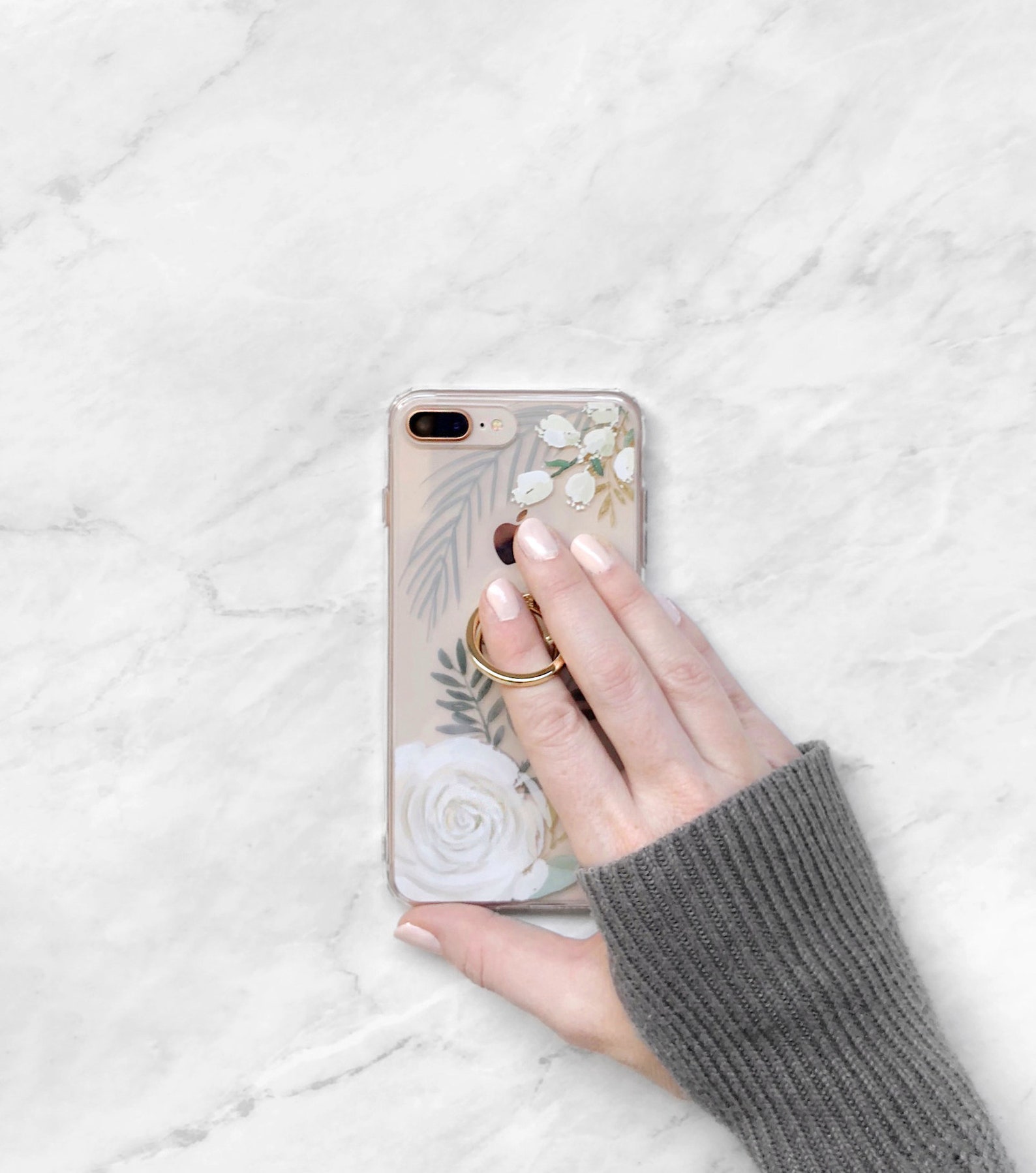 Phone Case and Ring Grip Holder for Iphone or Samsung Galaxy | Etsy