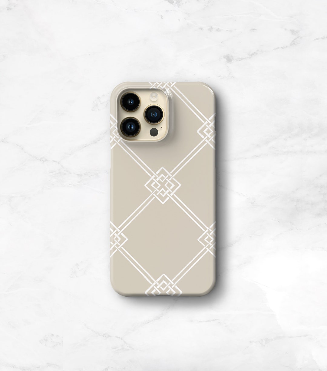 Box Lattice iPhone 11 12 13 14 15 Pro Max Magsafe Case Beige 14 Plus ...