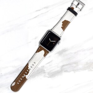 Brown Cow Print Band for Apple Watch 41mm 45mm 40mm 38mm 42mm 44mm 49mm ...