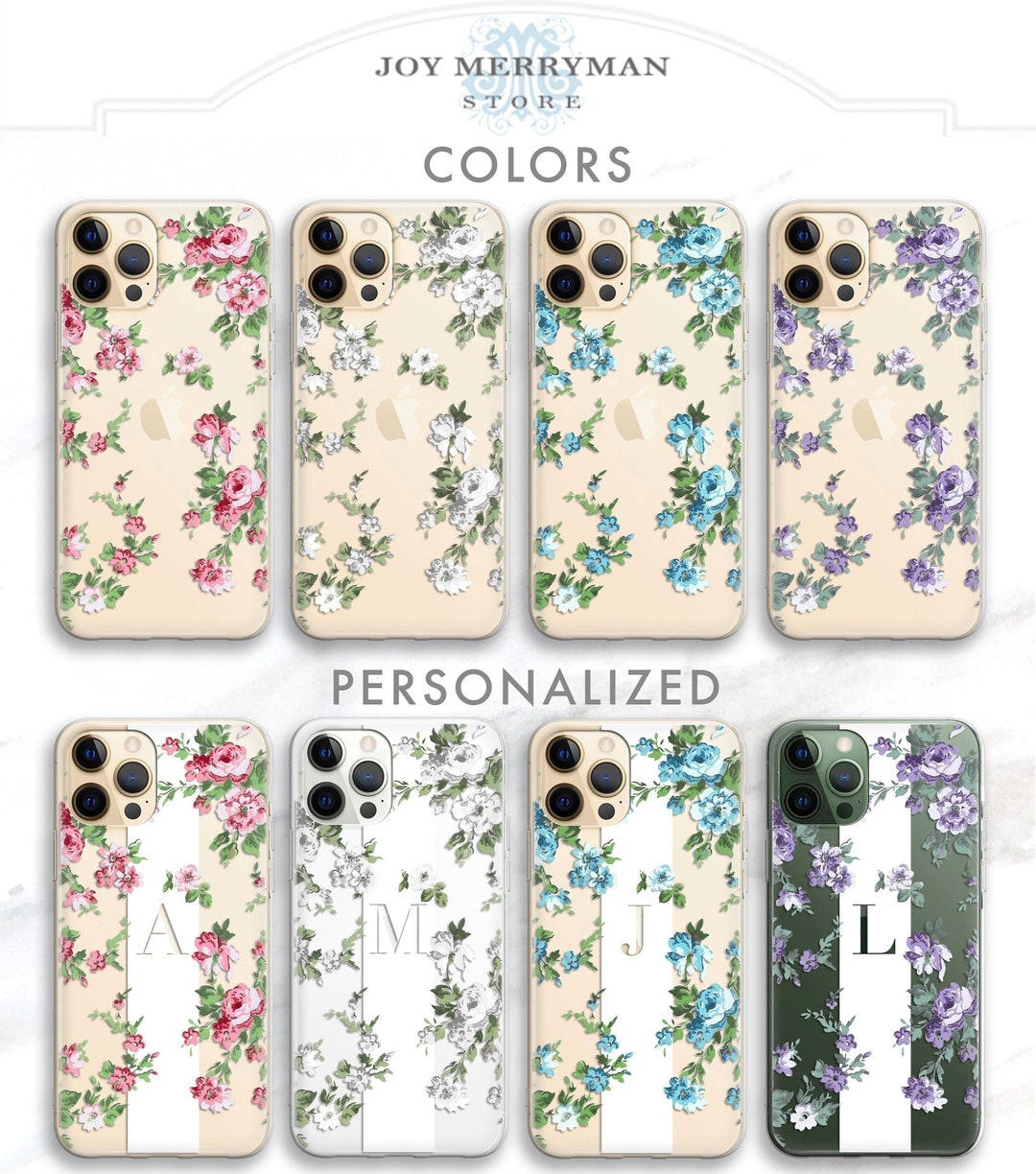 Personalized Clear Coquette Phone Case Cute iPhone 15 14 13 12 11 Pro ...