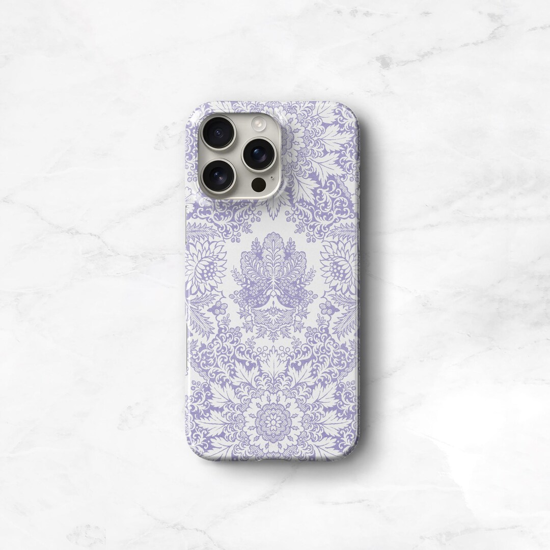 Lavender Boho Phone Case iPhone 16 14 13 Pro Max 12 Mini 17 16e 15 Se ...